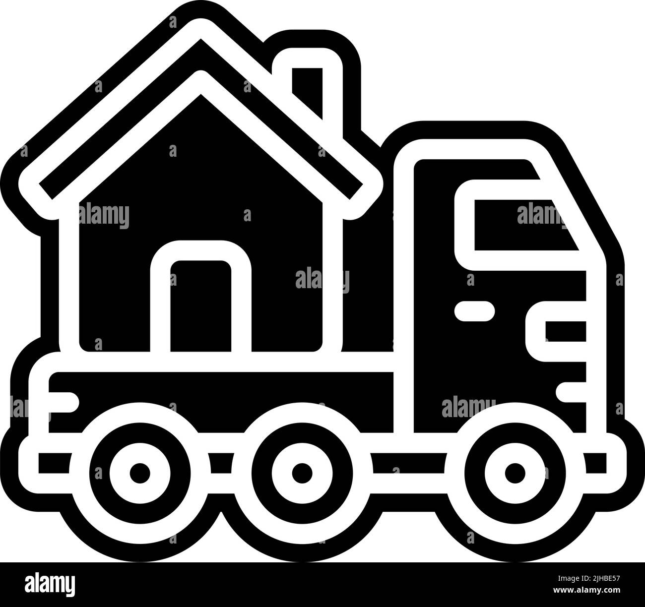 Construction business moving truck Stock Vector Image & Art - Alamy