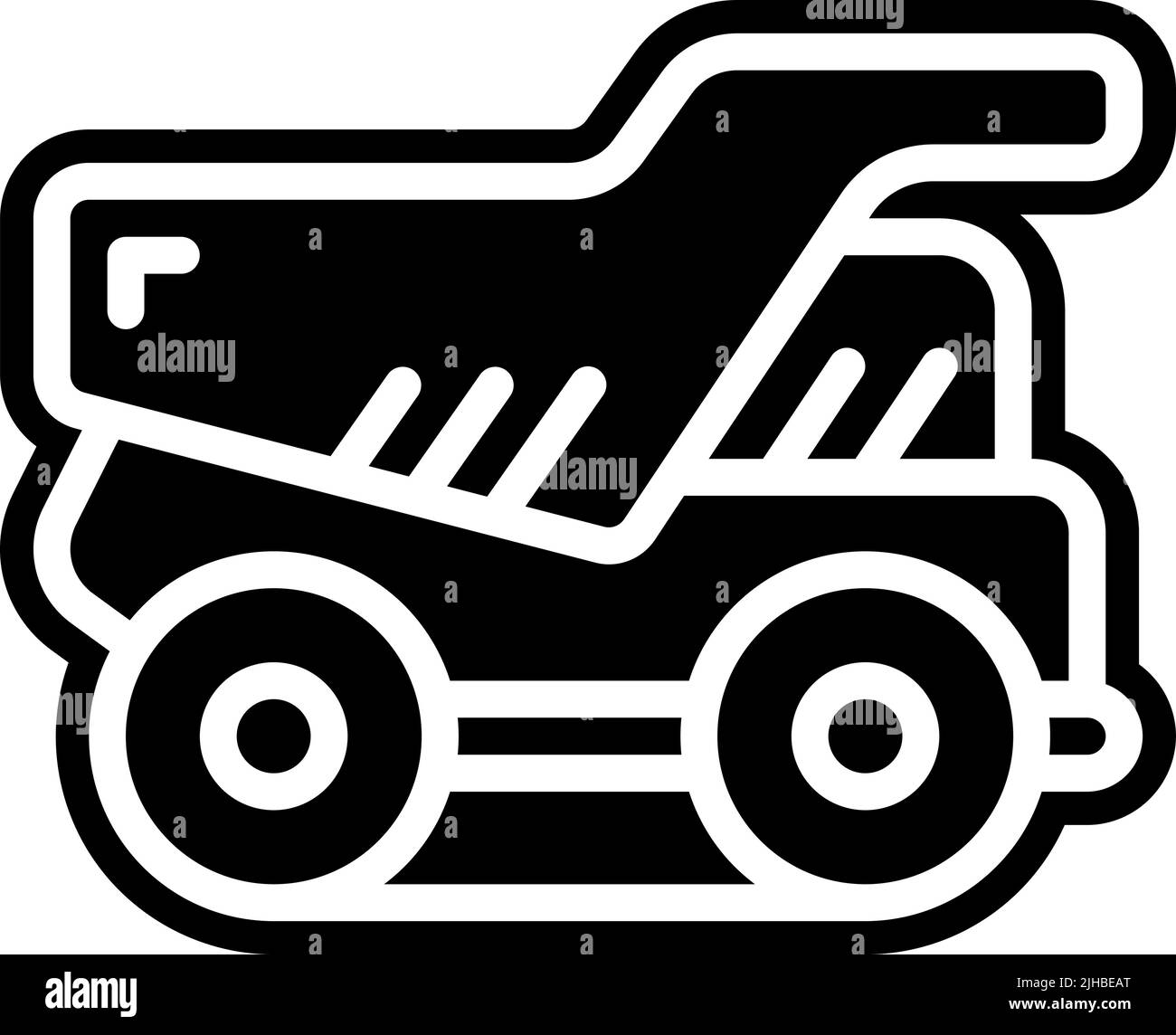 Industrial construction heavy vehicle Black and White Stock Photos ...