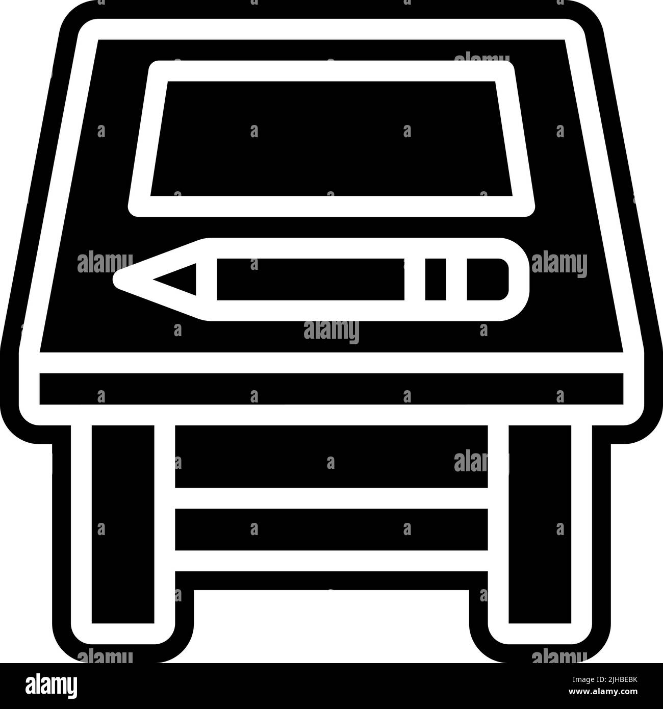 Construction equipment drawing Black and White Stock Photos & Images ...
