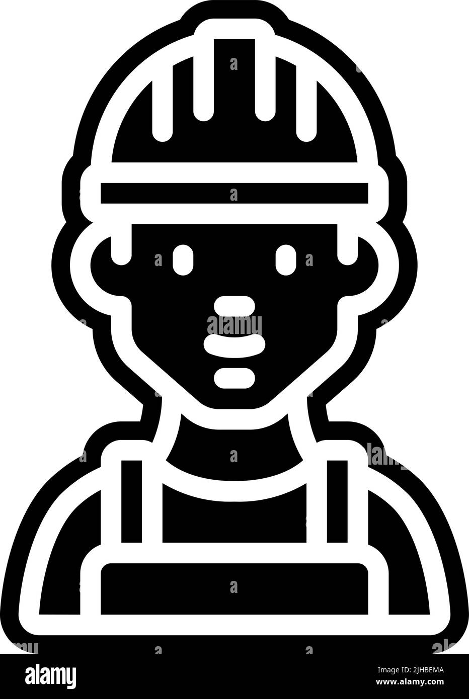 Road construction background worker Black and White Stock Photos ...