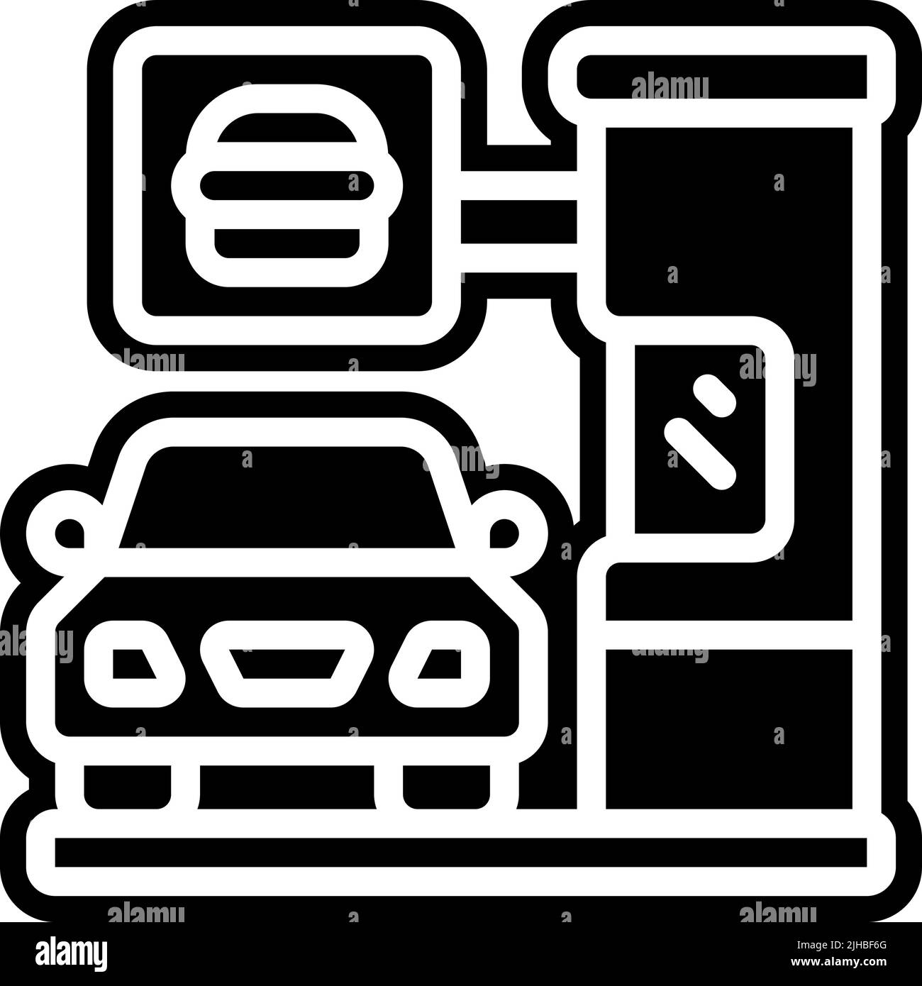 Convenience drive thru Stock Vector Image & Art - Alamy