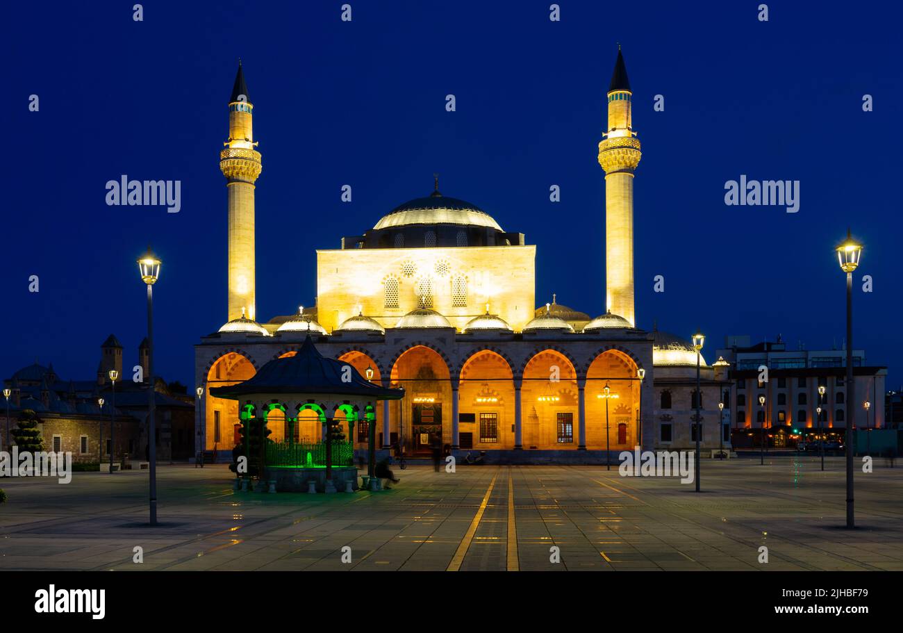 Selimiye Mosque, an Ottoman mosque in Konya, Central Anatolia Region of ...