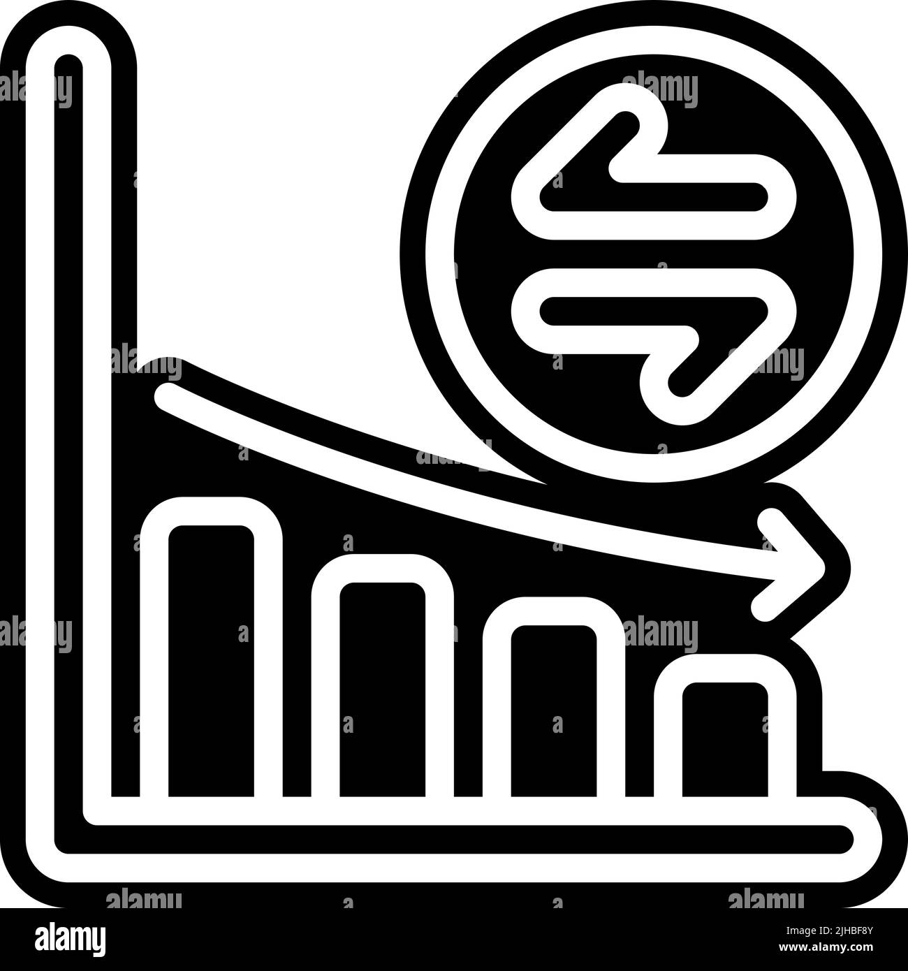 Flow chart information strategy Black and White Stock Photos & Images ...