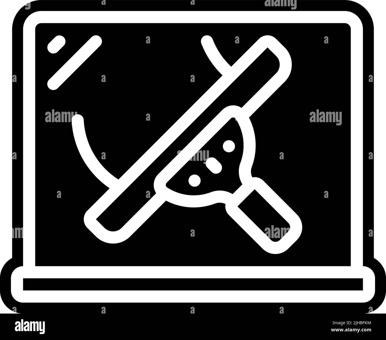 Vacuum cleaner simple vector Black and White Stock Photos & Images - Alamy