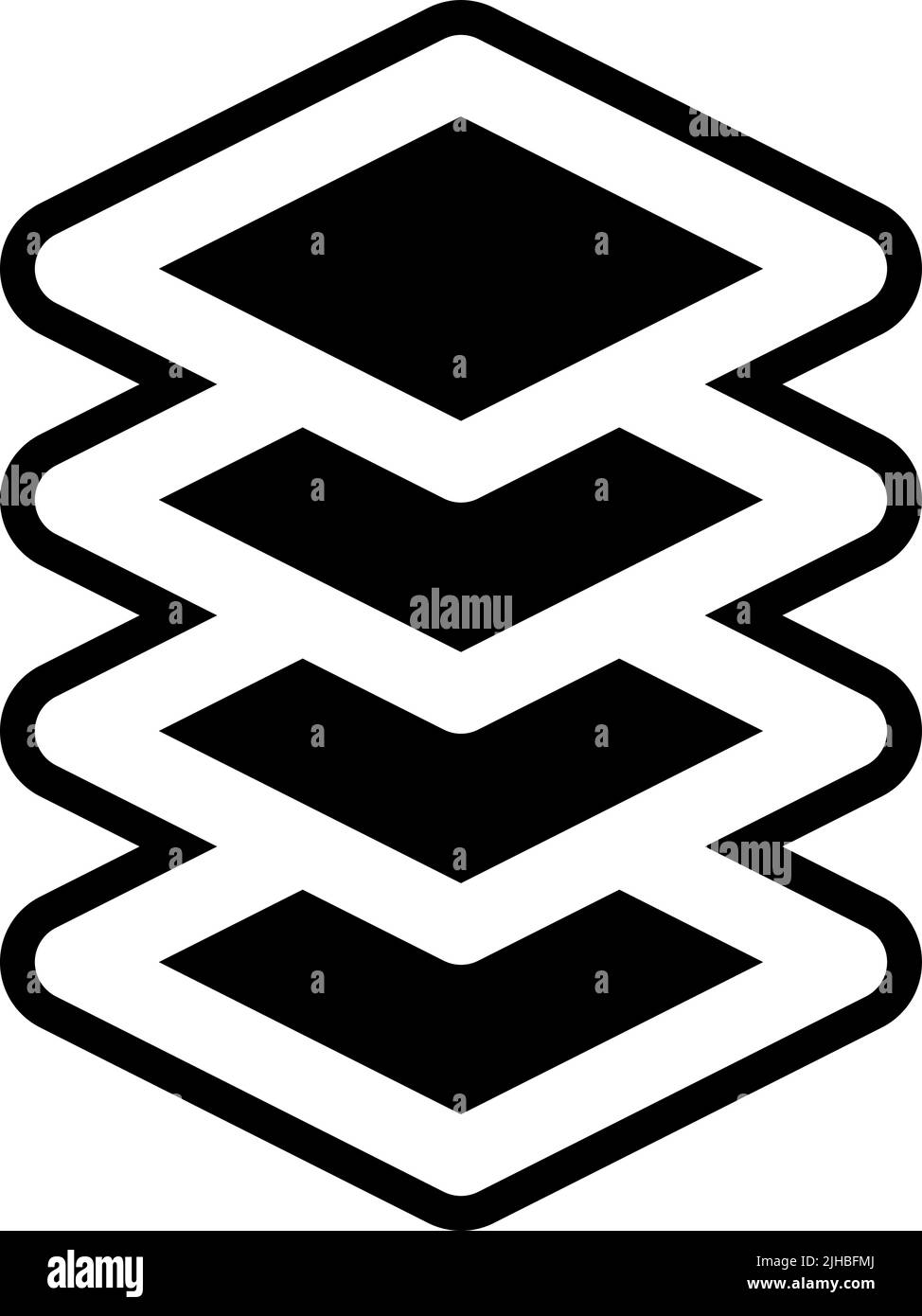 Frame overlap design pattern Black and White Stock Photos & Images - Alamy