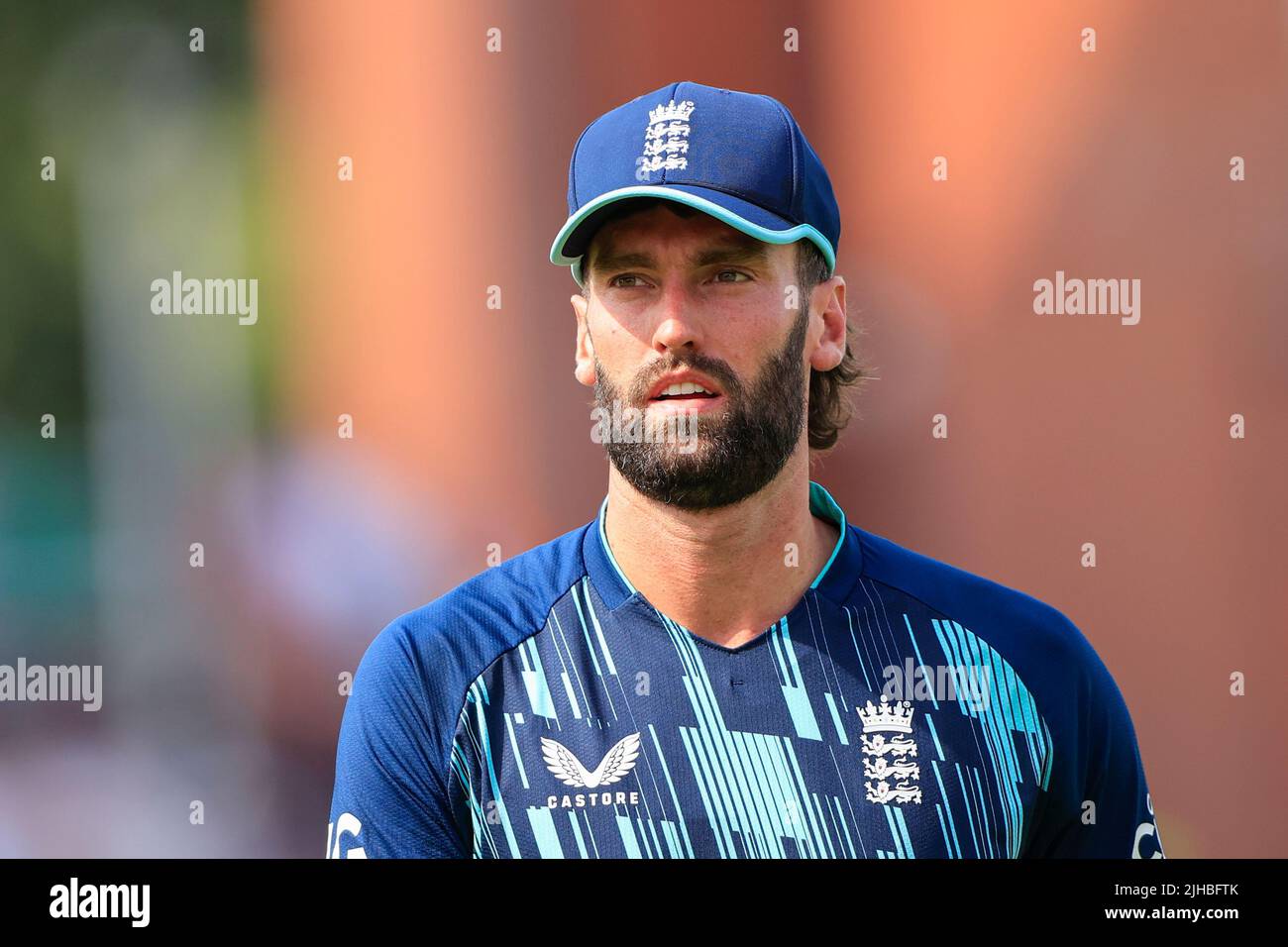 Reece Topley of England Stock Photo - Alamy
