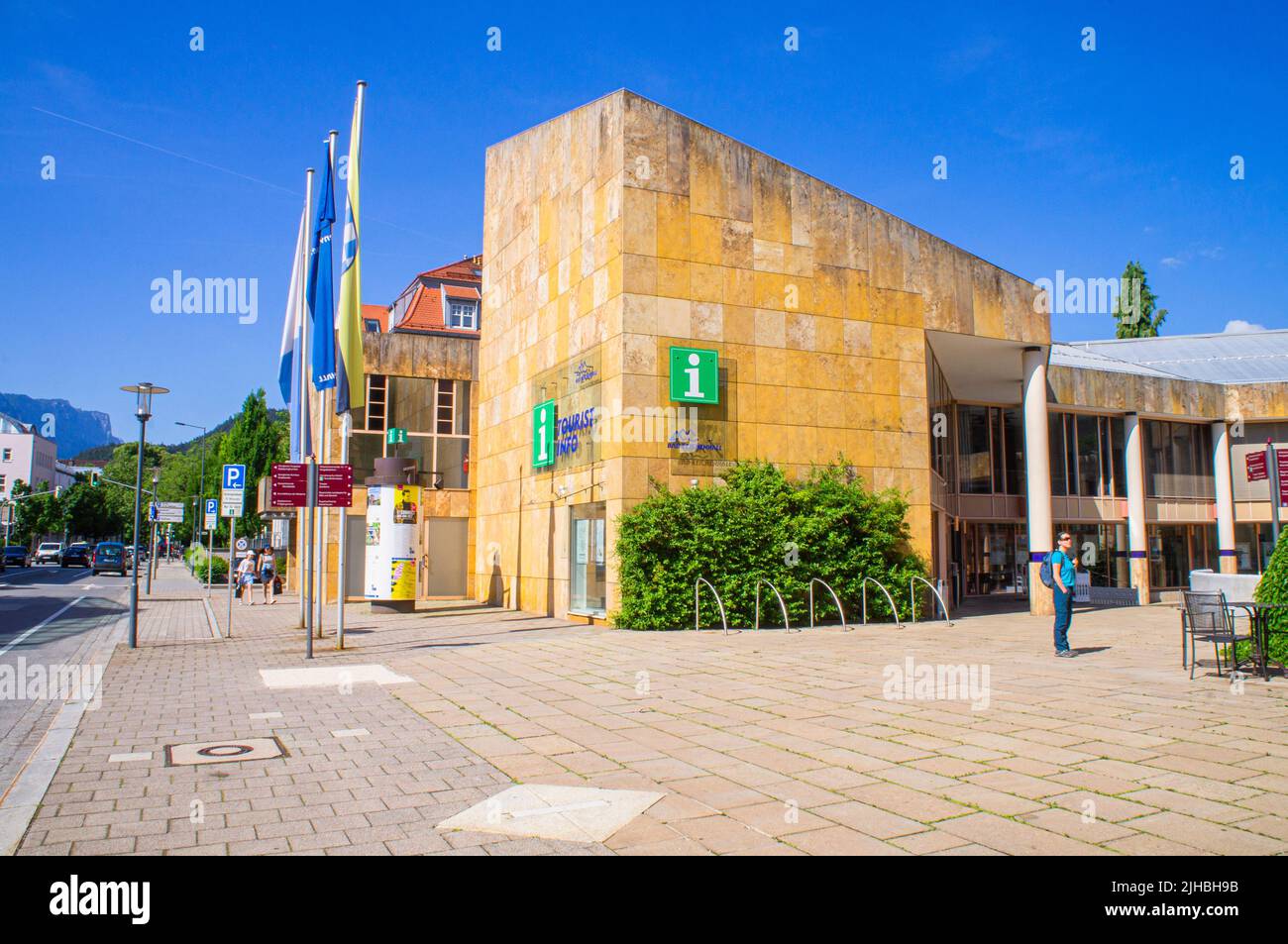The spa town of Bad Reichenhall, Berchtesgadener Land district, Upper ...
