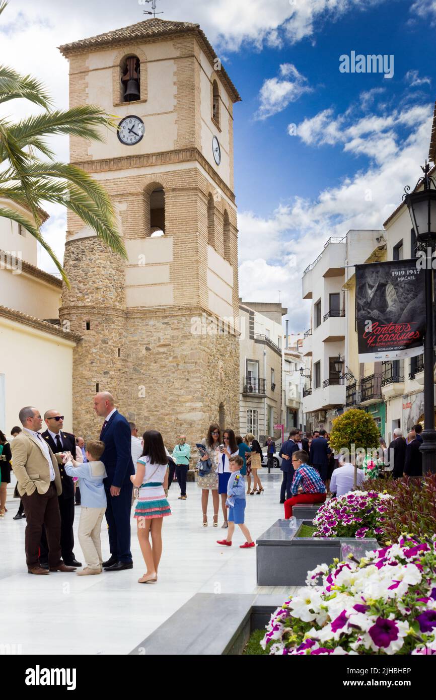 Families gather after sunday mass hi-res stock photography and images ...