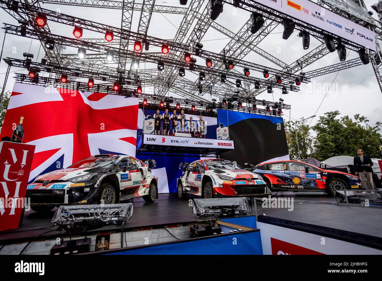 podium, portrait during the Rally Estonia 2022, 7th round of the 2022 ...