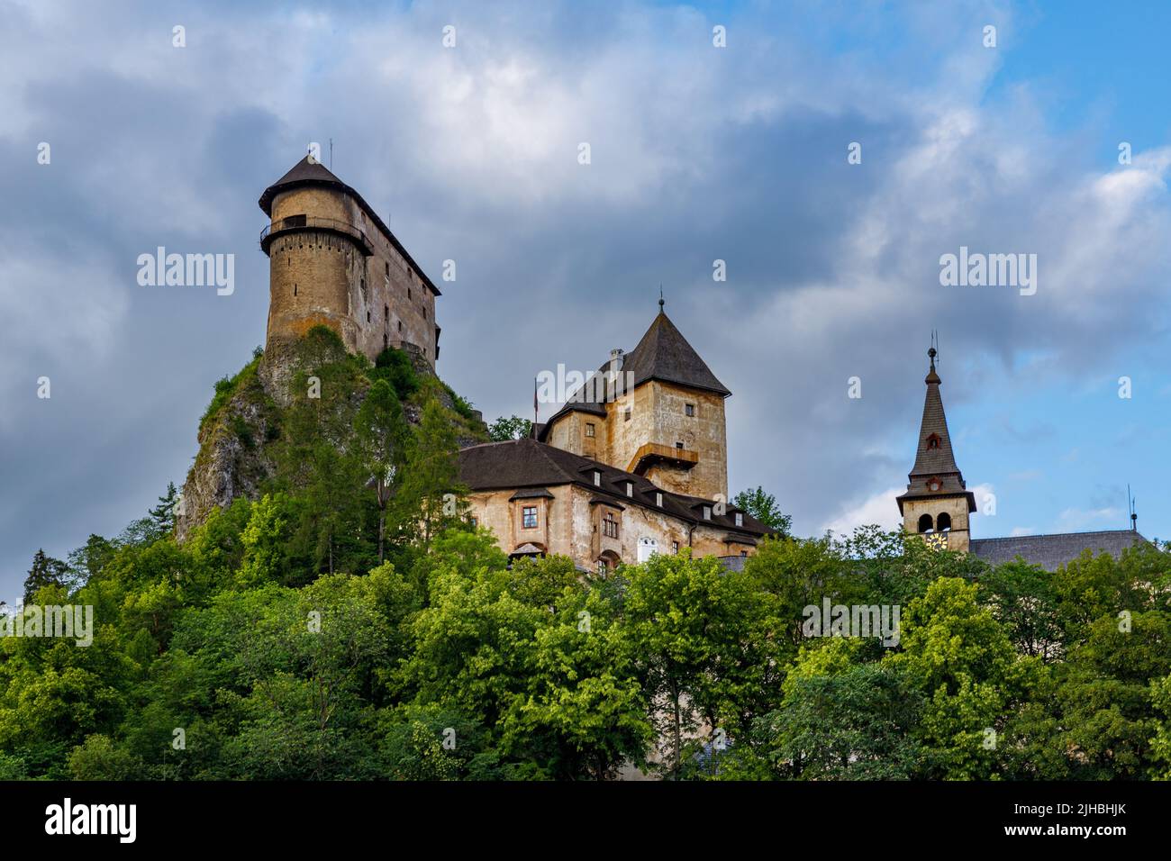 The ORAVA CASTLE in Slovakia Stock Photo - Alamy