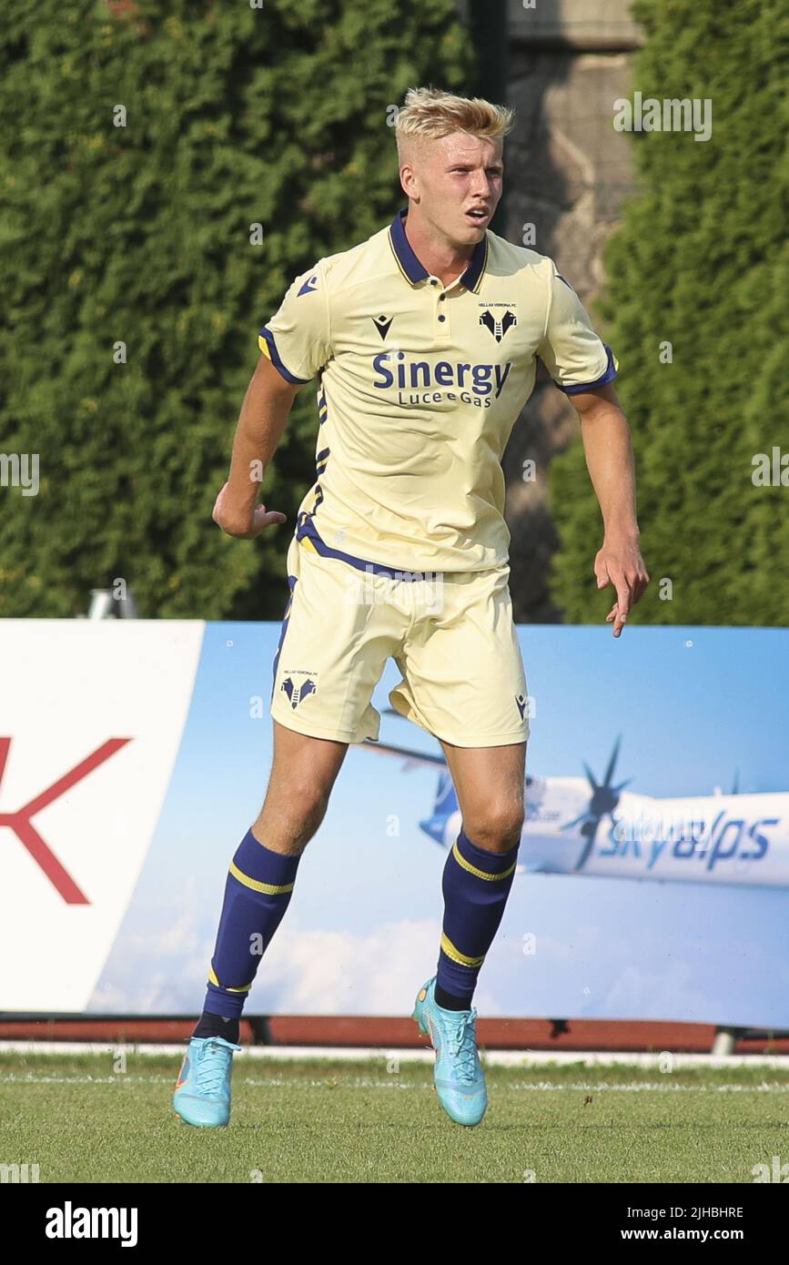 Josh Doig of Hellas Verona FC during Hellas Verona vs Virtus Verona, 3 ...