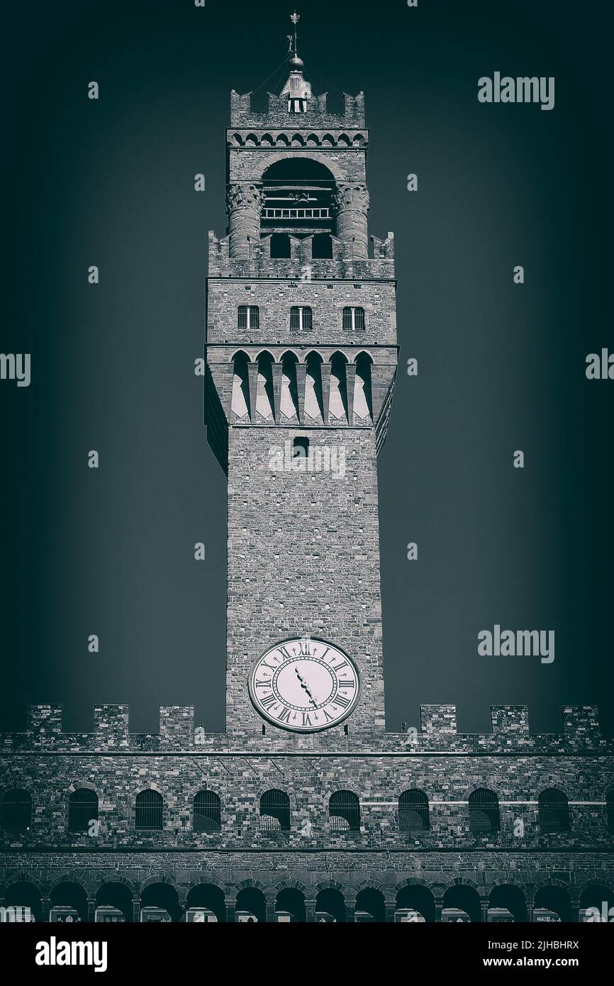 Architecture of the historic center of Florence, Tuscany Stock Photo ...