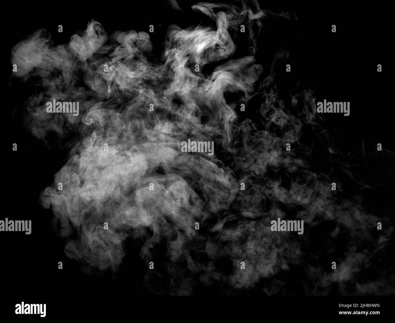 smoke steam fog air background shape black Stock Photo - Alamy