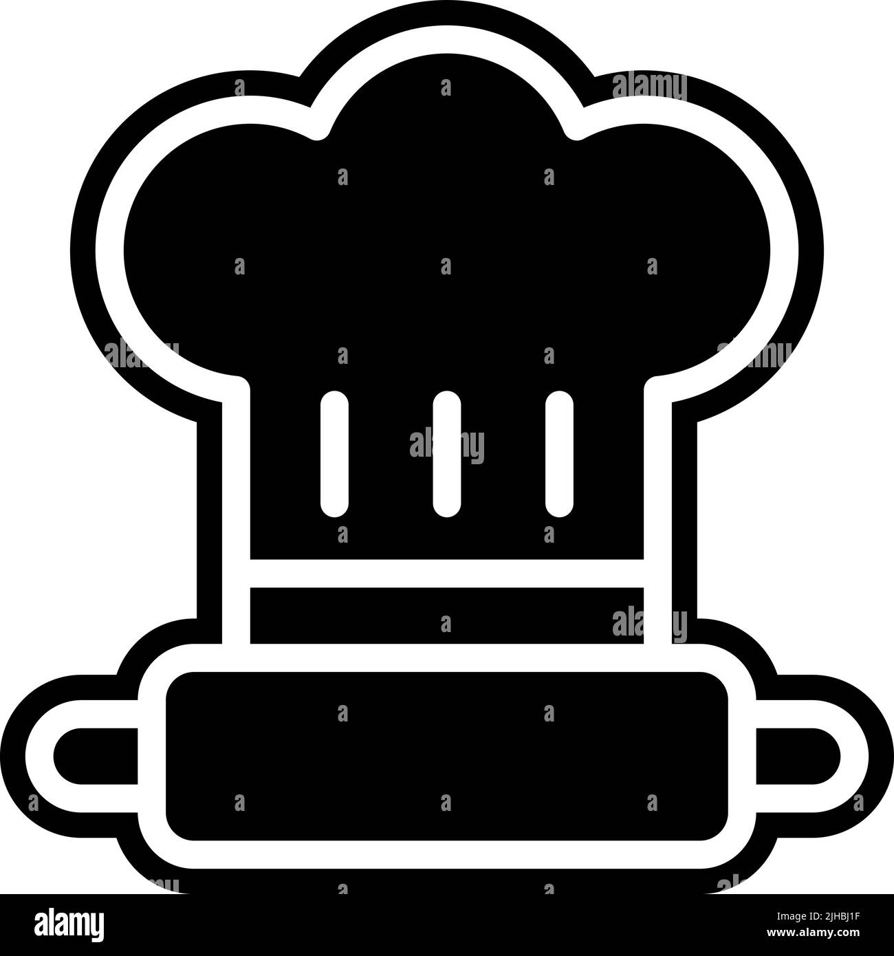 Chef hat clipart Black and White Stock Photos & Images - Alamy