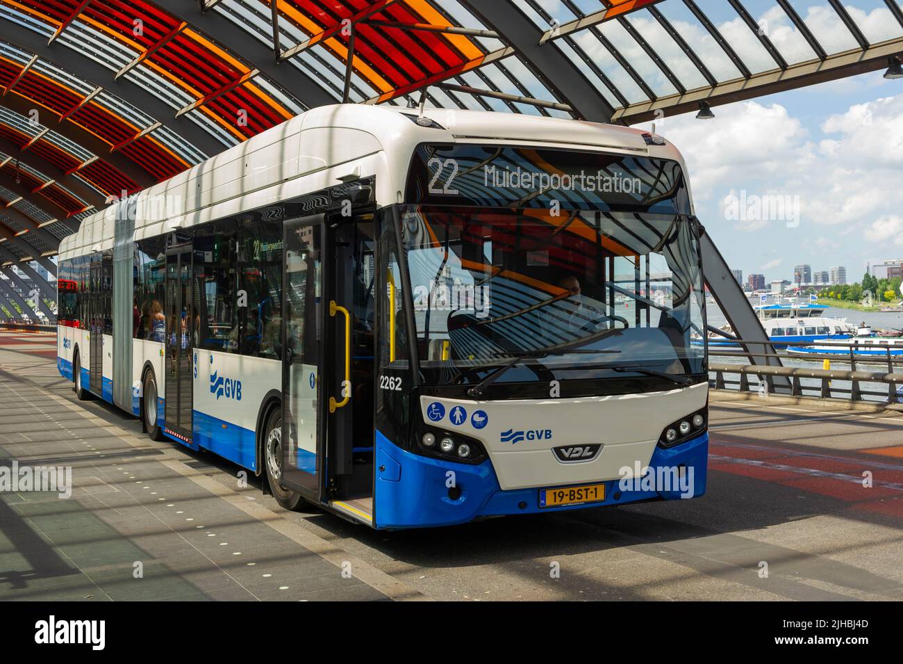 Netherlands amsterdam bus station central hi-res stock photography and ...