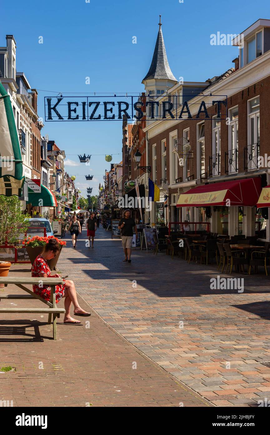 The Keizerstraat, Scheveningen, Den Haag, The Netherlands Stock Photo ...