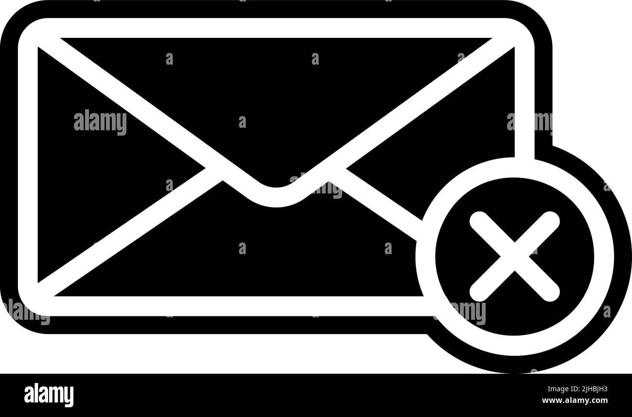 Email delete Stock Vector Image & Art - Alamy