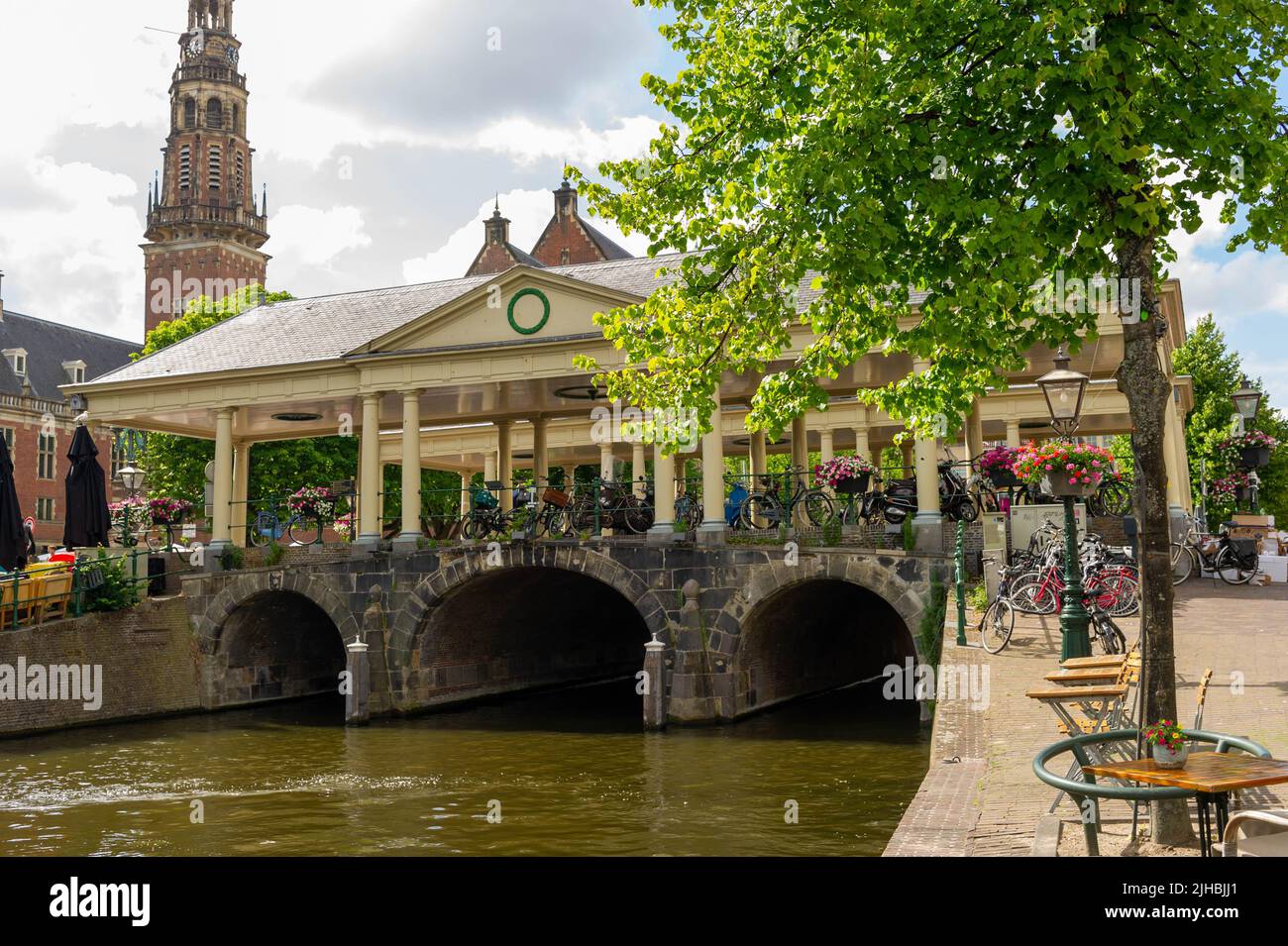 The Koornbrug Market, Leiden, The Netherlands Stock Photo - Alamy