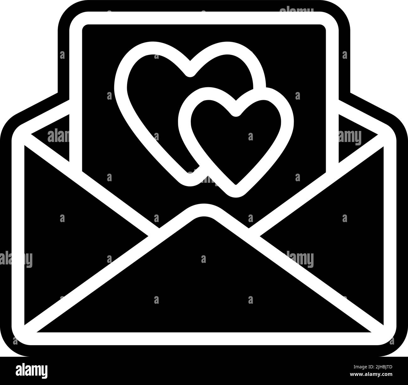 Email love letter Stock Vector Image & Art - Alamy