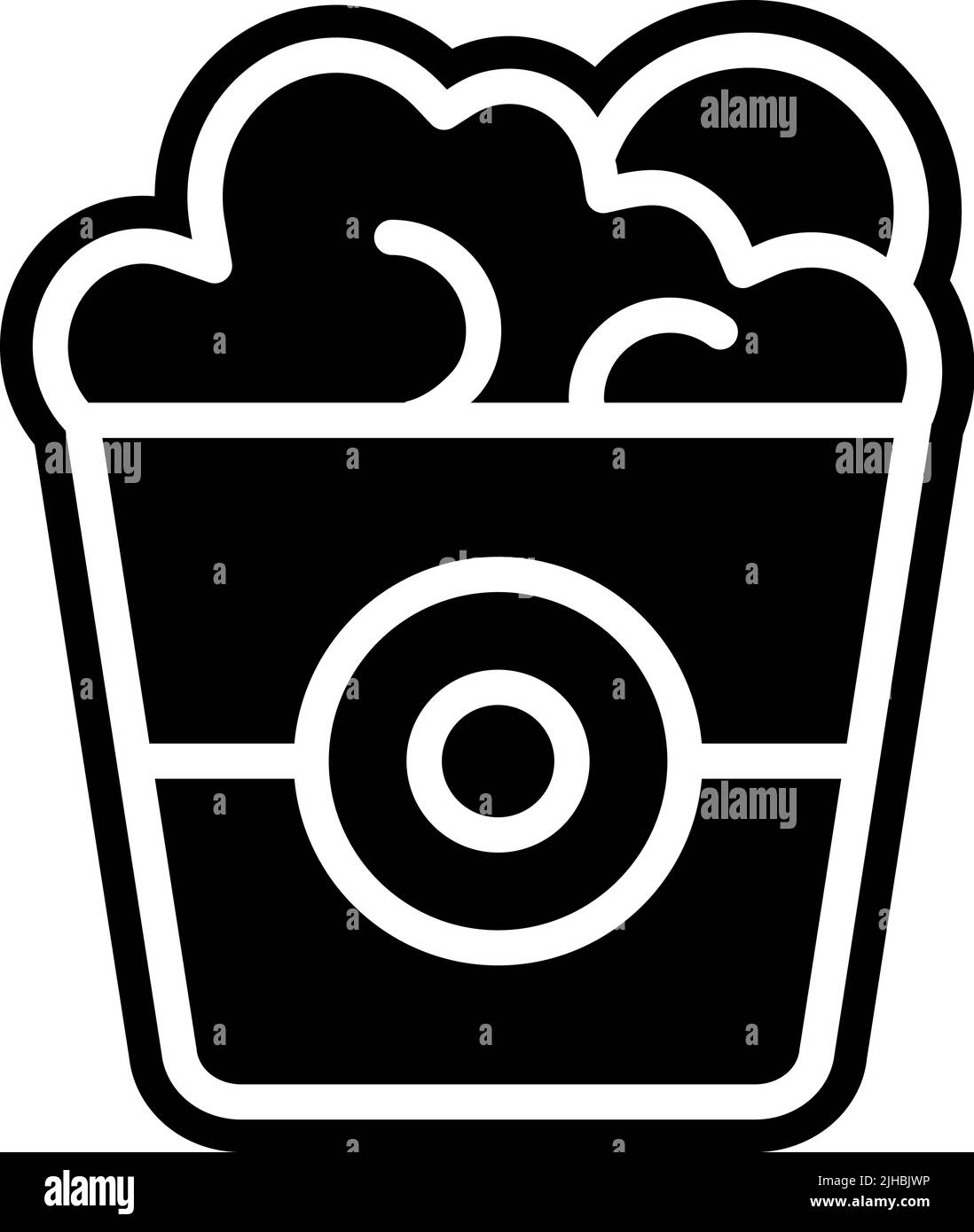 Pop corn french fries Stock Vector Images - Alamy