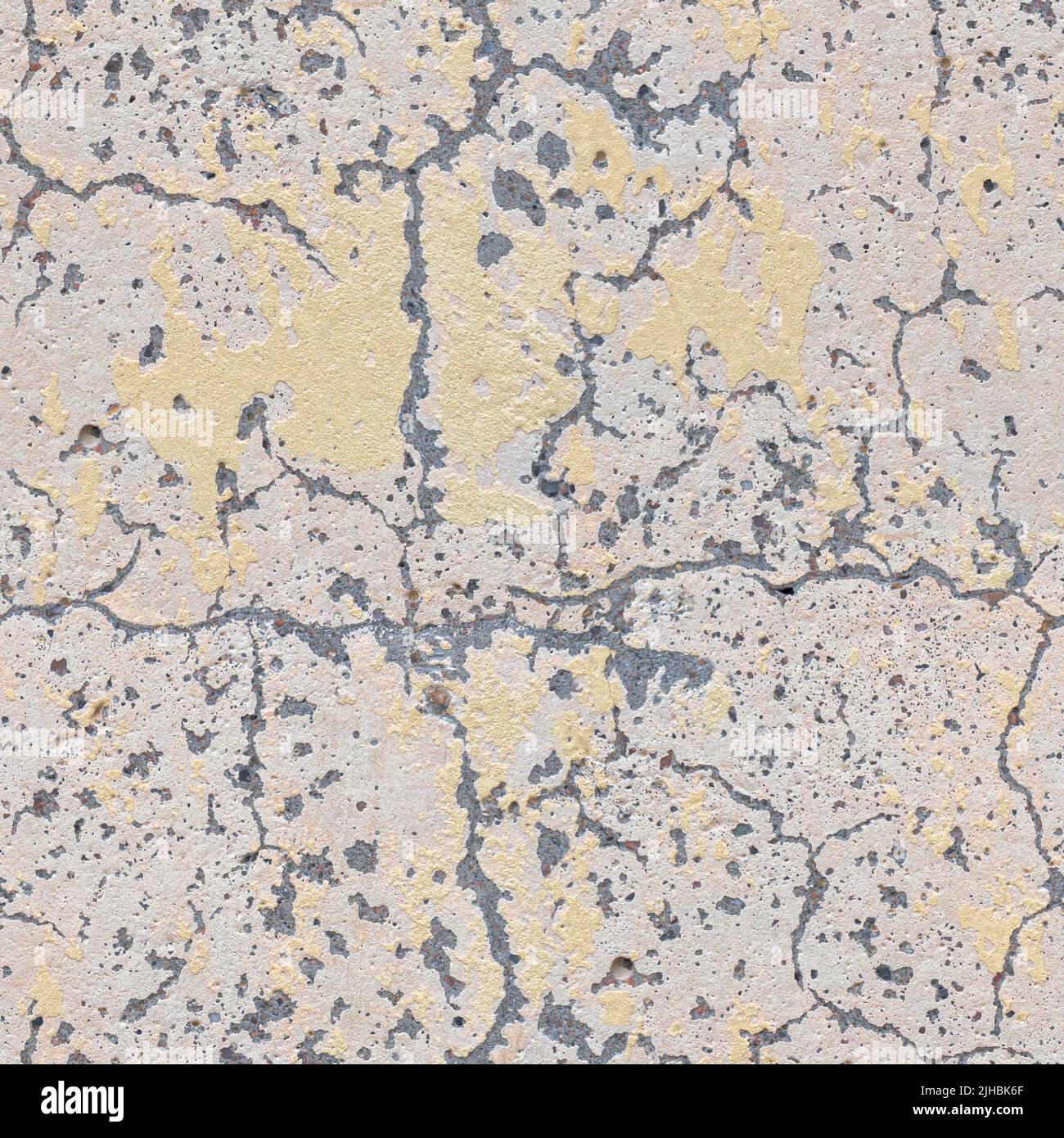 Dirty wall with broken cement plaster. Vintage surface texture ...