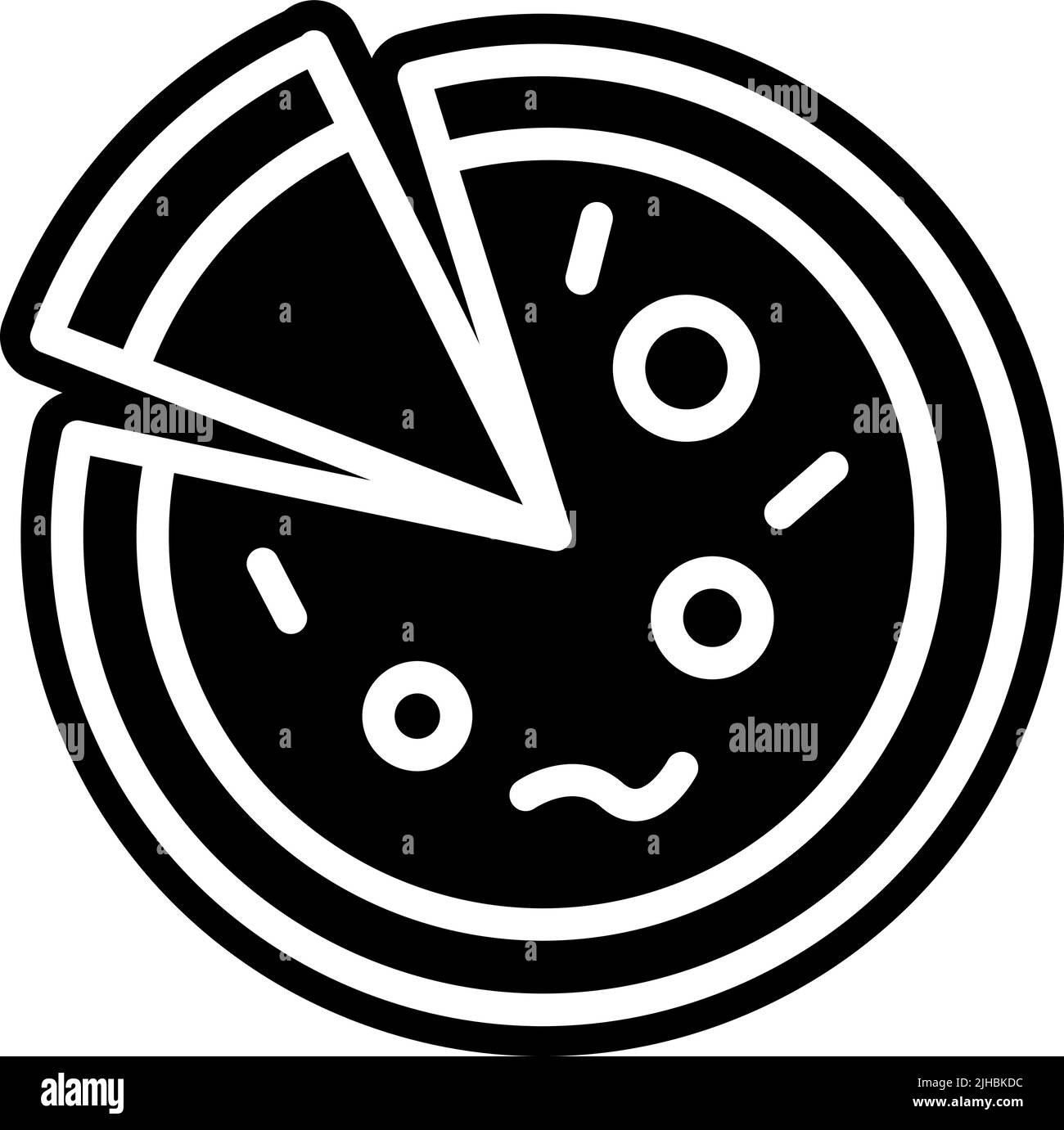 Chicken bbq pizza Stock Vector Images - Alamy