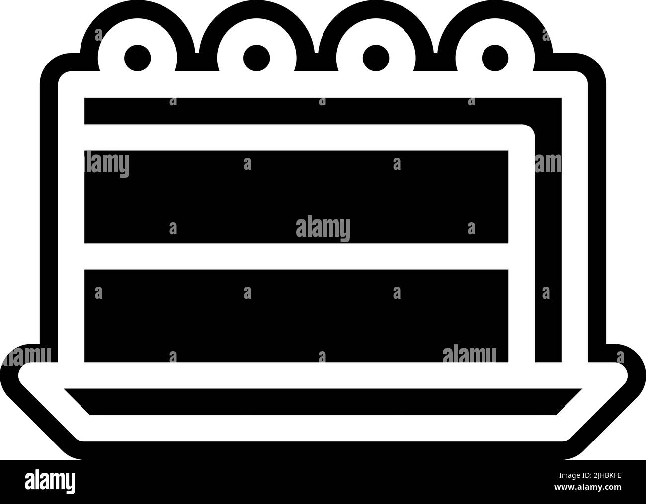 Coffee cup slice cake Stock Vector Images - Alamy