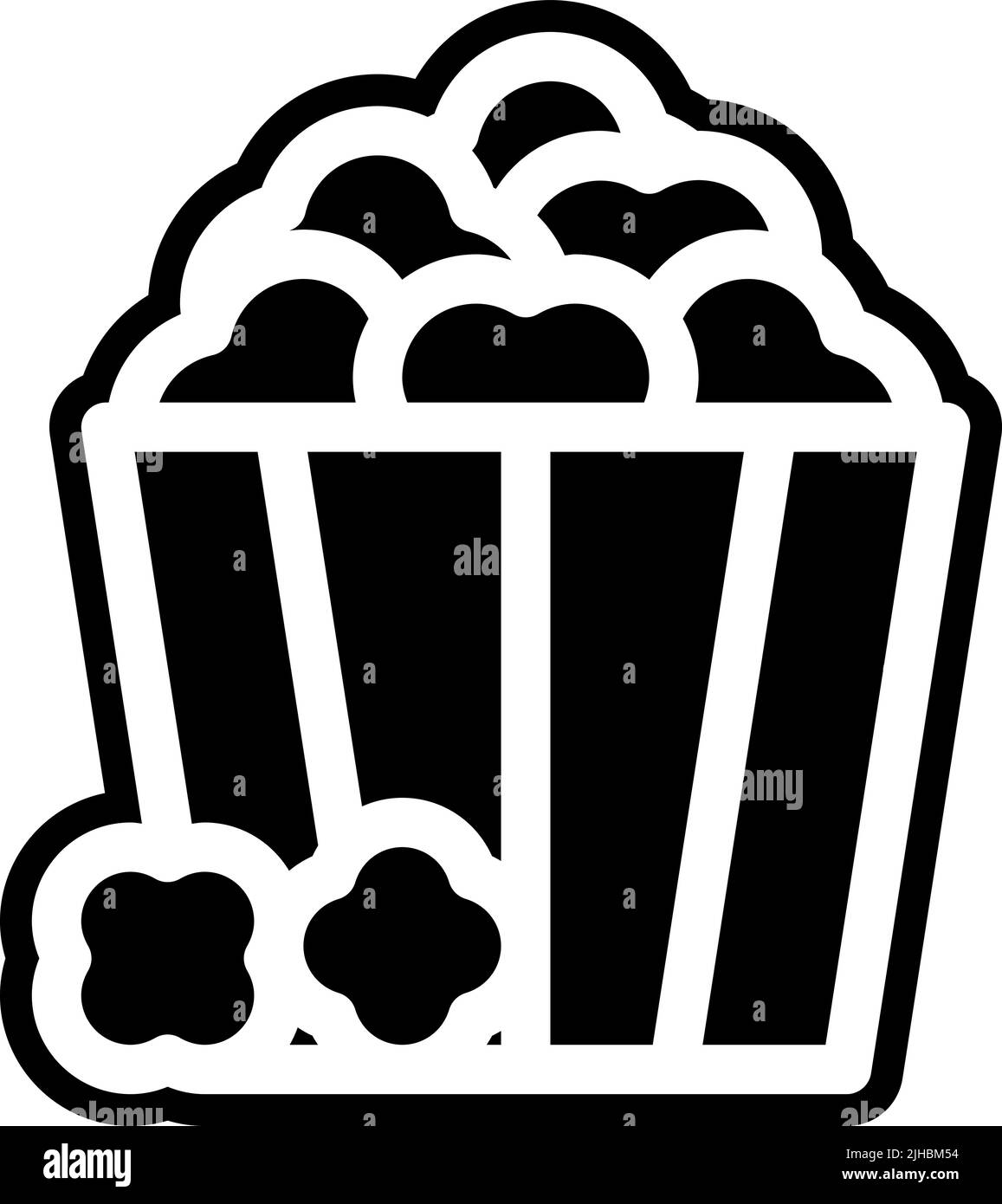 Sushi with popcorn Stock Vector Images - Alamy