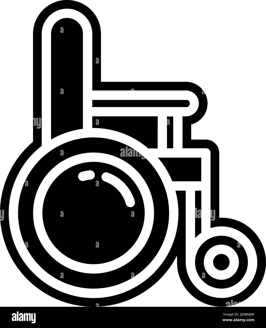 Healthcare wheelchair Stock Vector Image & Art - Alamy