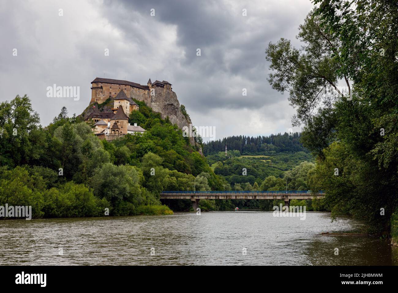 The ORAVA CASTLE in Slovakia Stock Photo - Alamy
