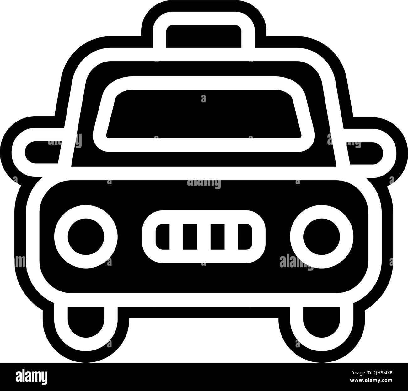 Uber taxi car Stock Vector Images - Alamy