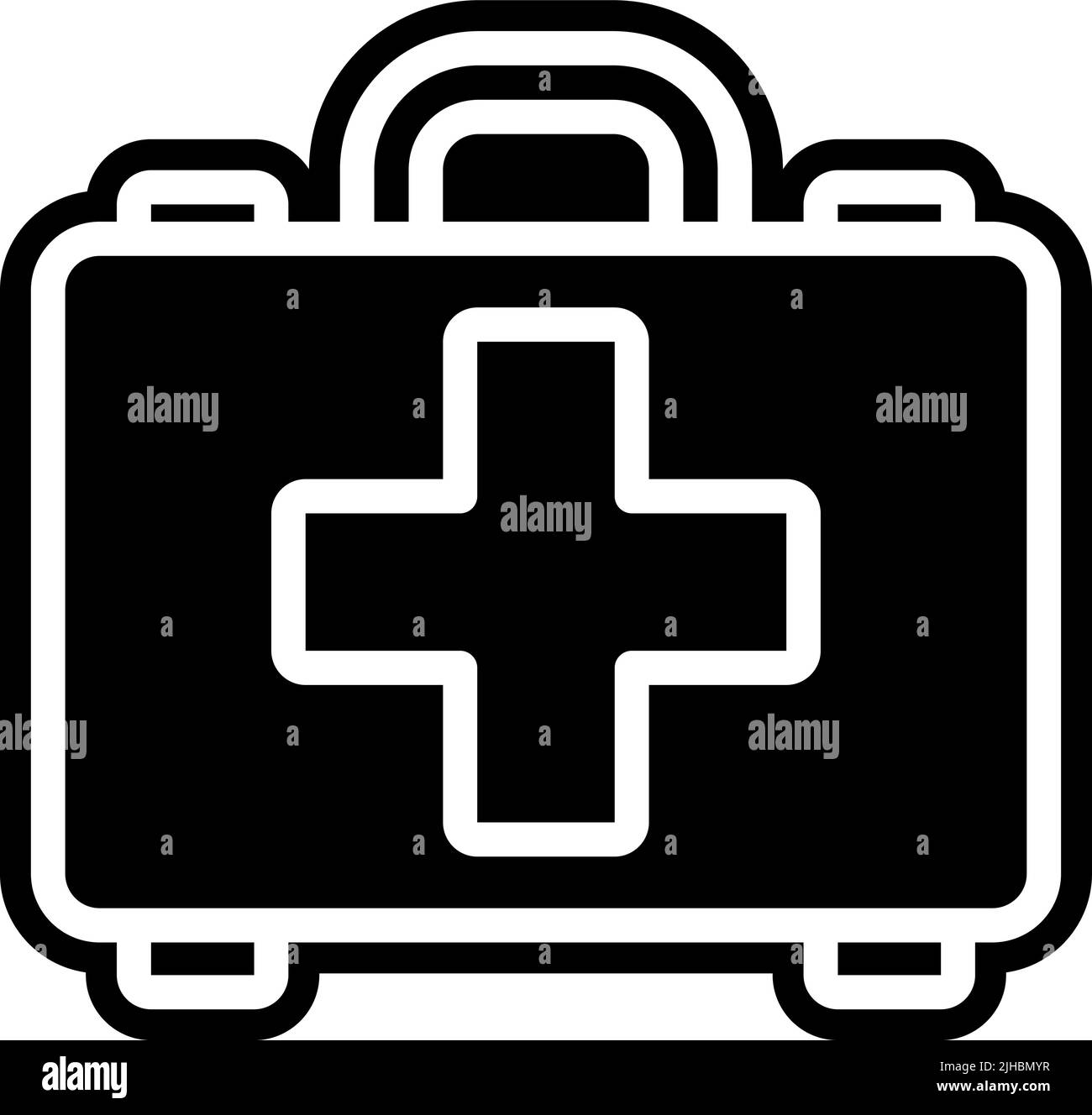 Hospital and healthcare first aid kit Stock Vector Image & Art - Alamy