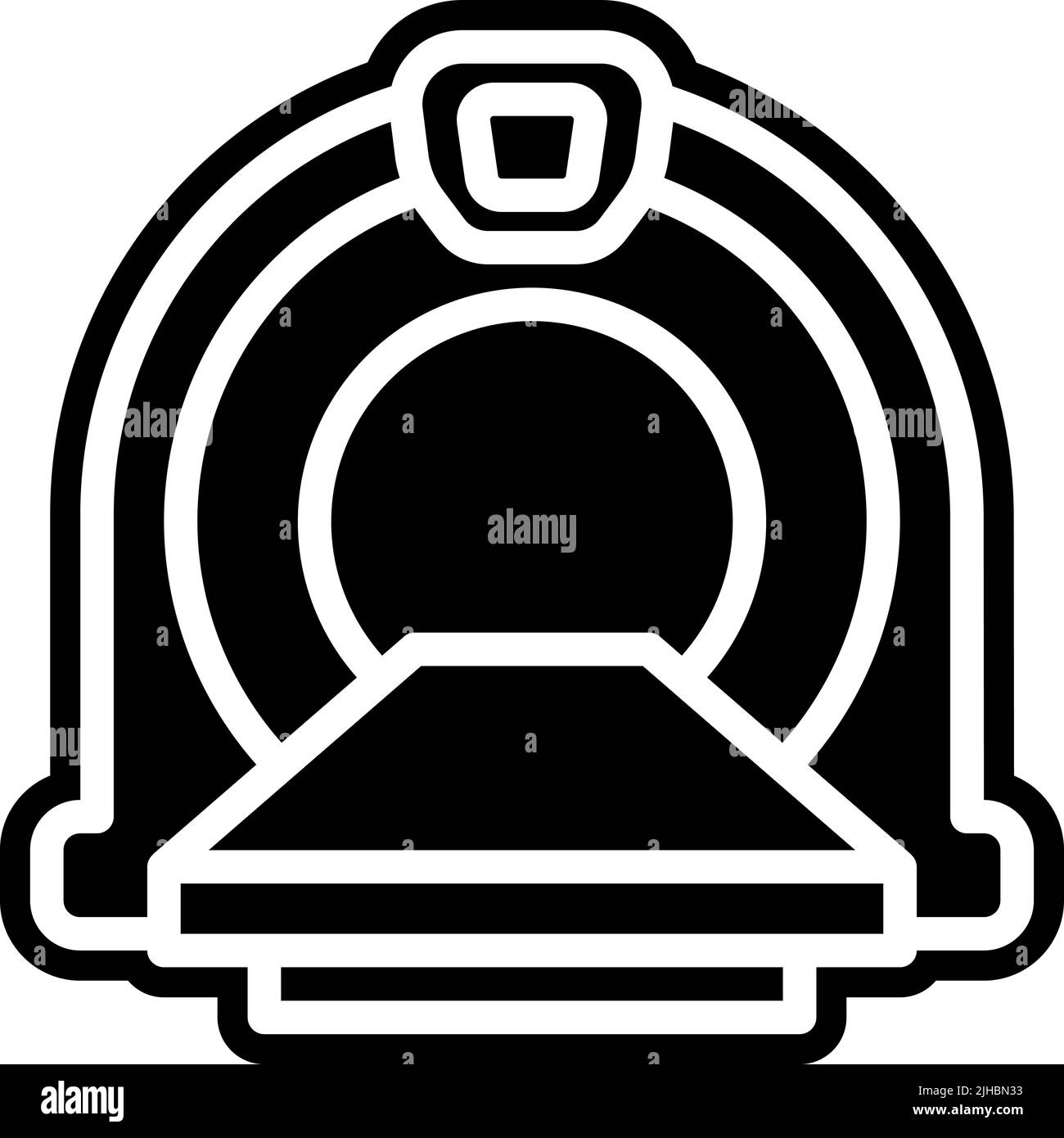 Mri brain scan machine hospital Stock Vector Images - Alamy