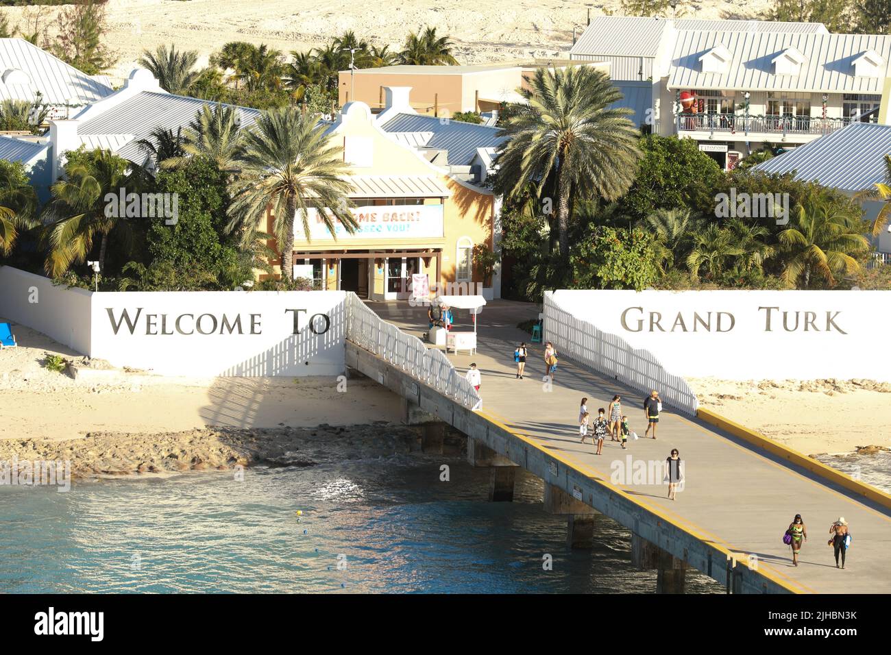 Grand Turk island, Turks and Caicos islands Stock Photo - Alamy