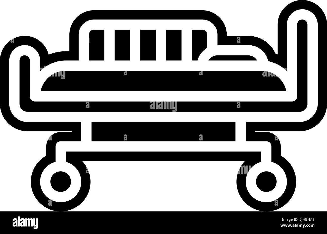 Nurse and patient hospital bed Black and White Stock Photos & Images ...