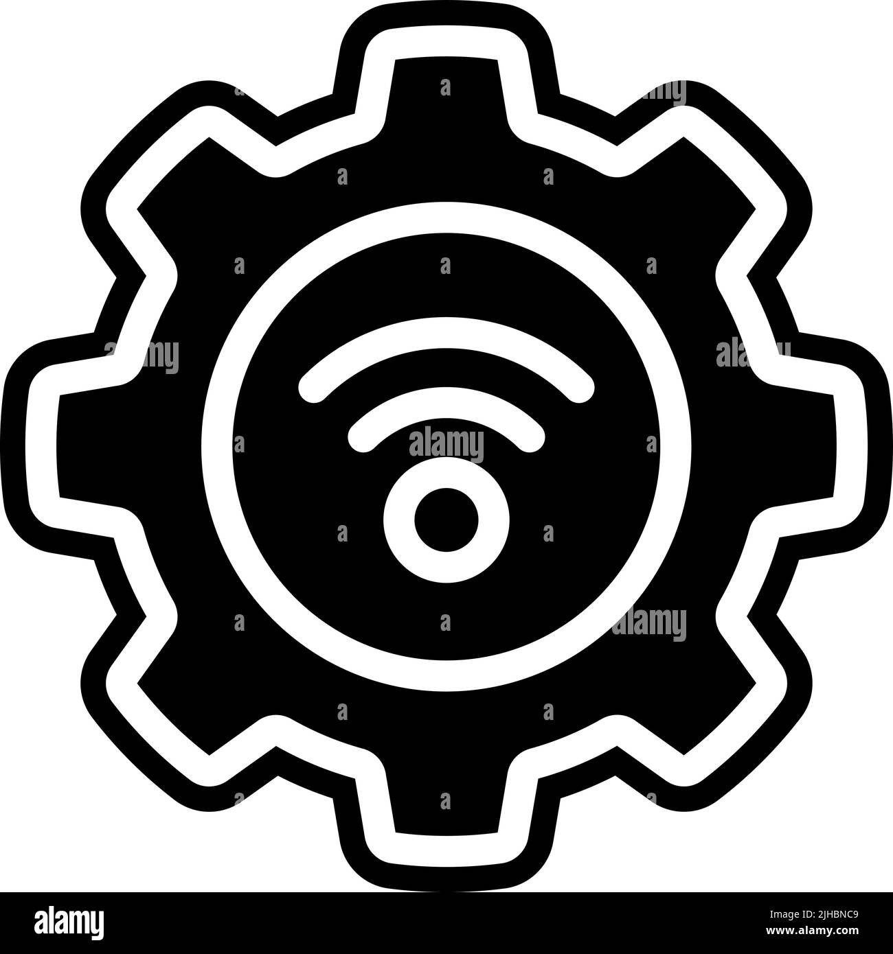 Iot wifi concept internet Black and White Stock Photos & Images - Alamy