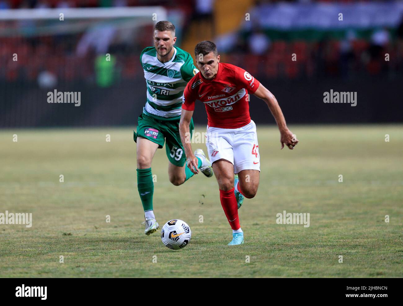 GROZNY, RUSSIA, JULE 16, 2022. The 2022/23 Russian Football Premier ...