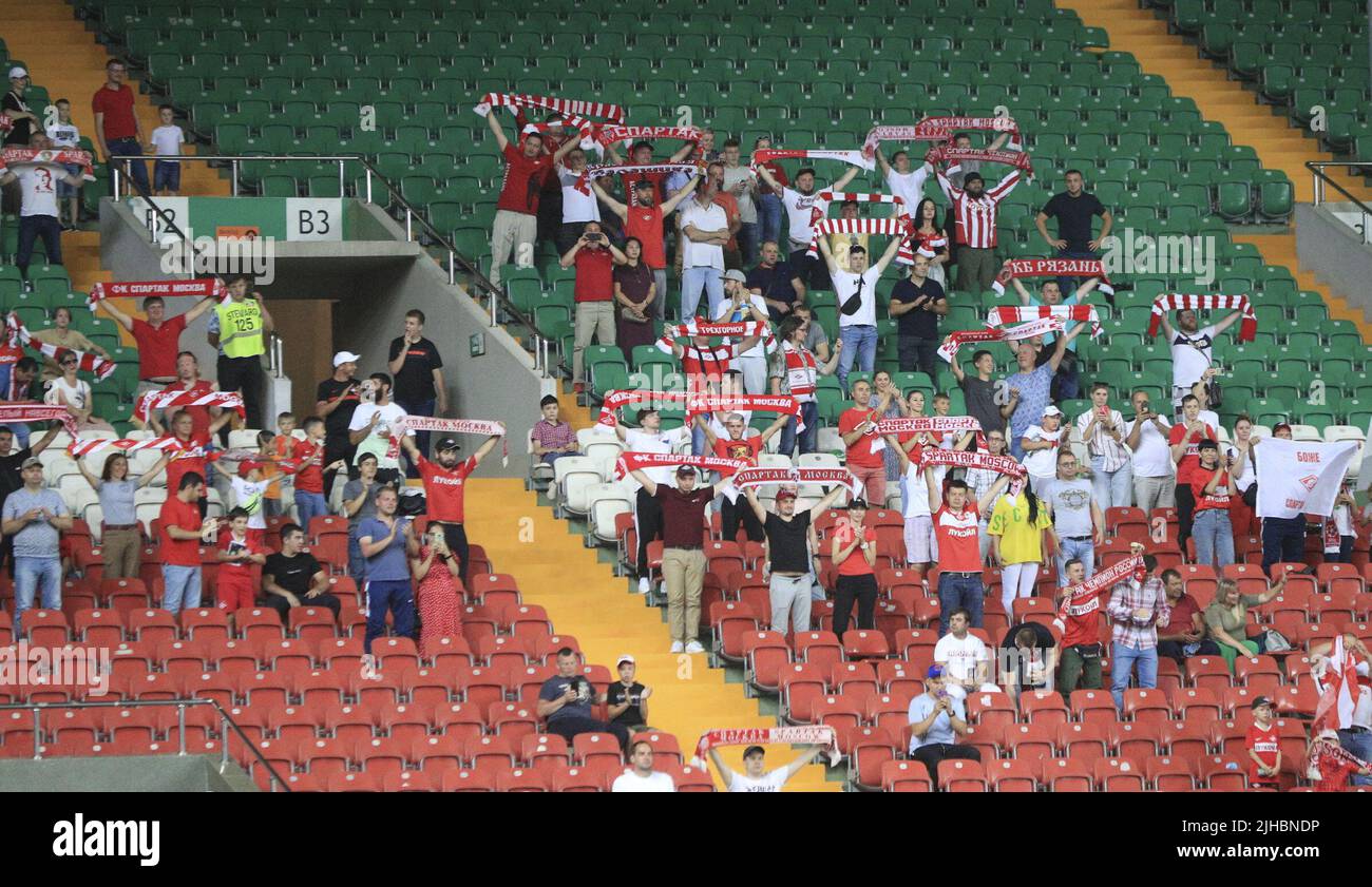 GROZNY, RUSSIA, JULE 16, 2022. The 2022/23 Russian Football Premier ...