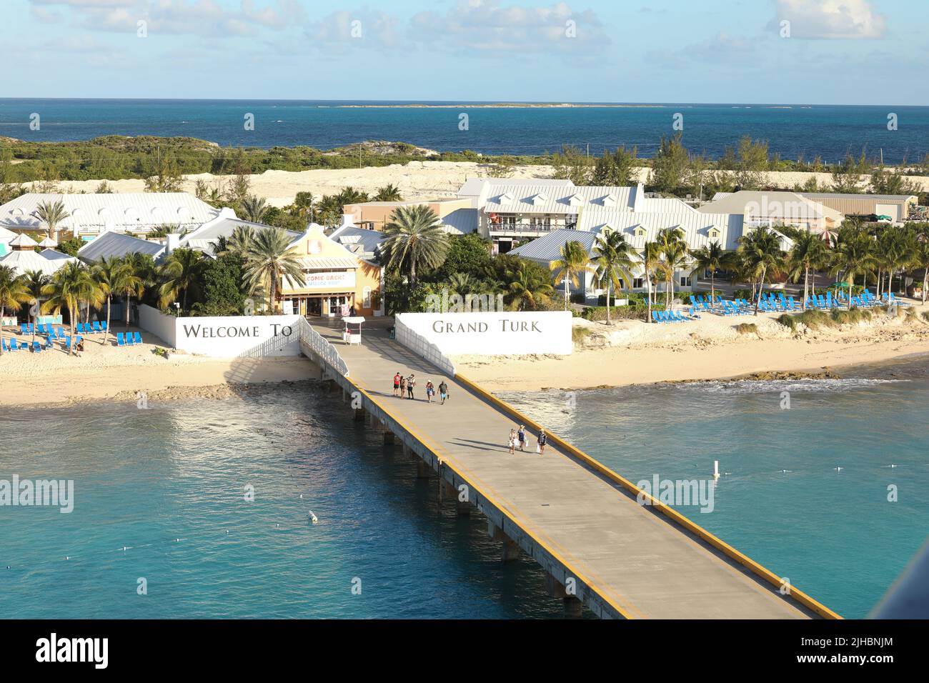 Grand Turk island, Turks and Caicos islands Stock Photo - Alamy