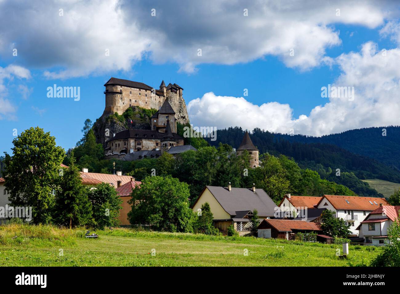 The ORAVA CASTLE in Slovakia Stock Photo - Alamy