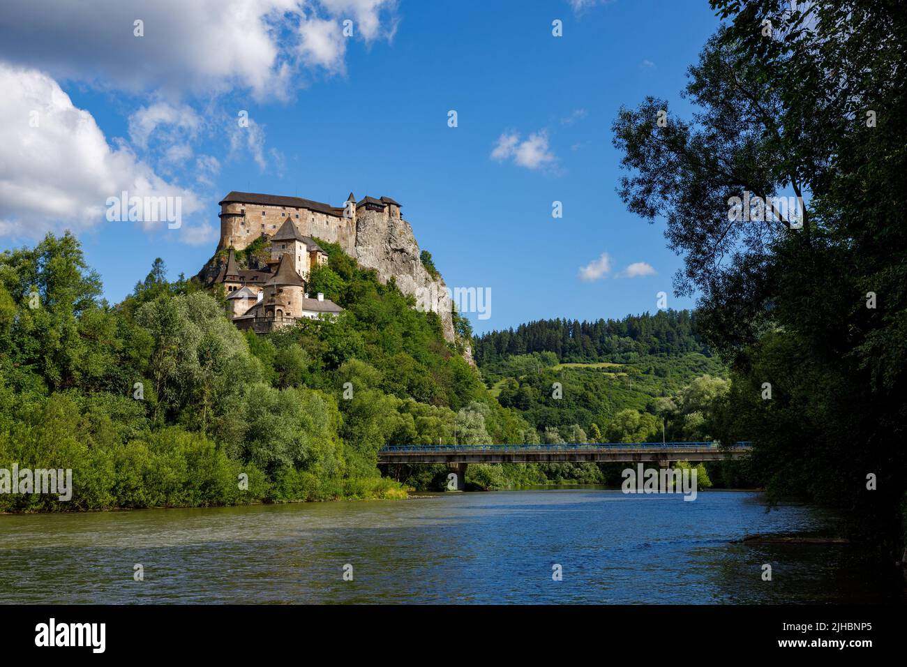 The ORAVA CASTLE in Slovakia Stock Photo - Alamy