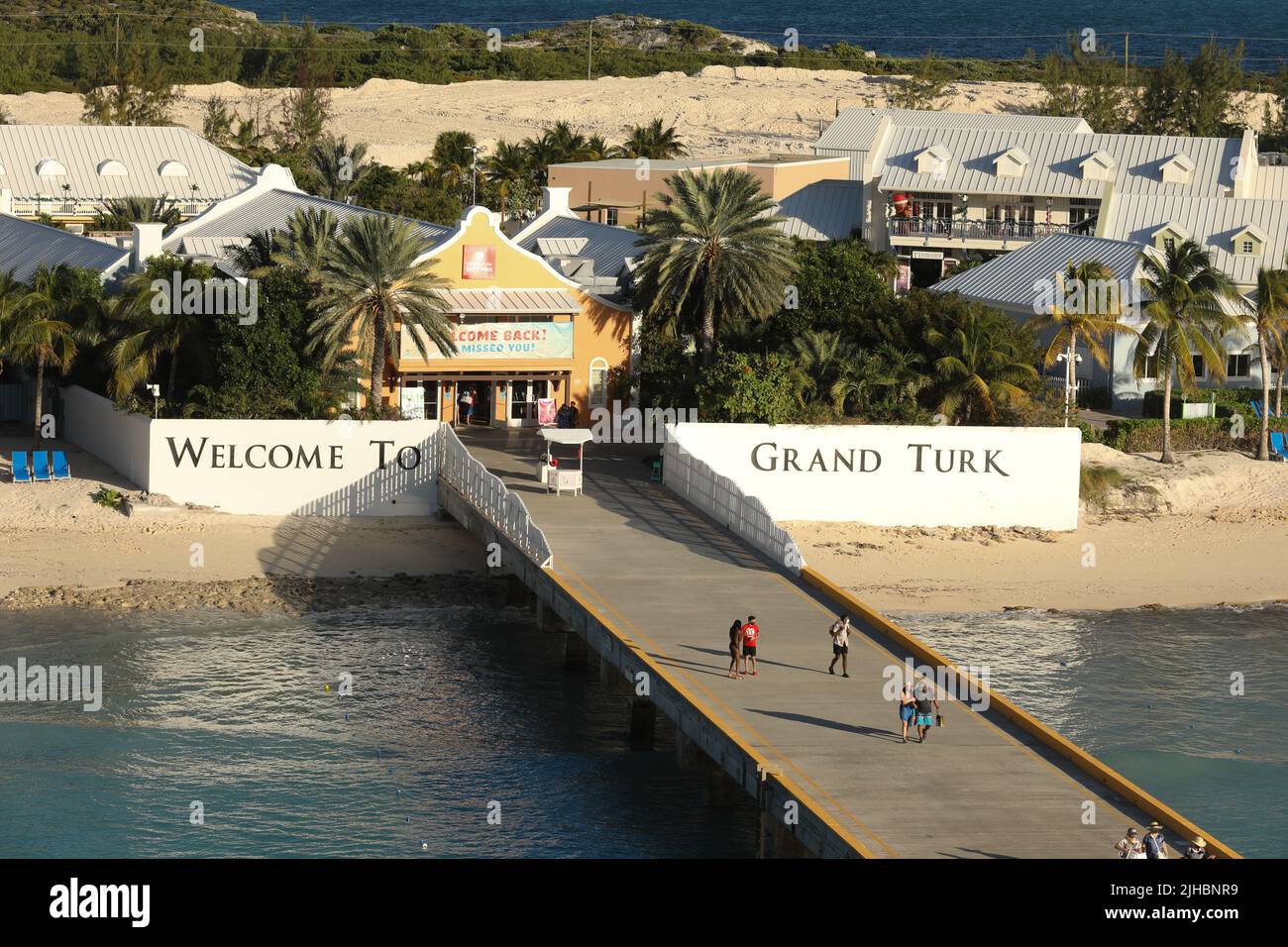Grand Turk island, Turks and Caicos islands Stock Photo - Alamy