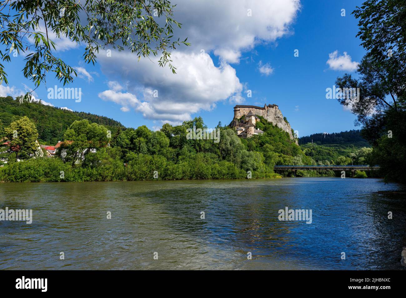 The ORAVA CASTLE in Slovakia Stock Photo - Alamy