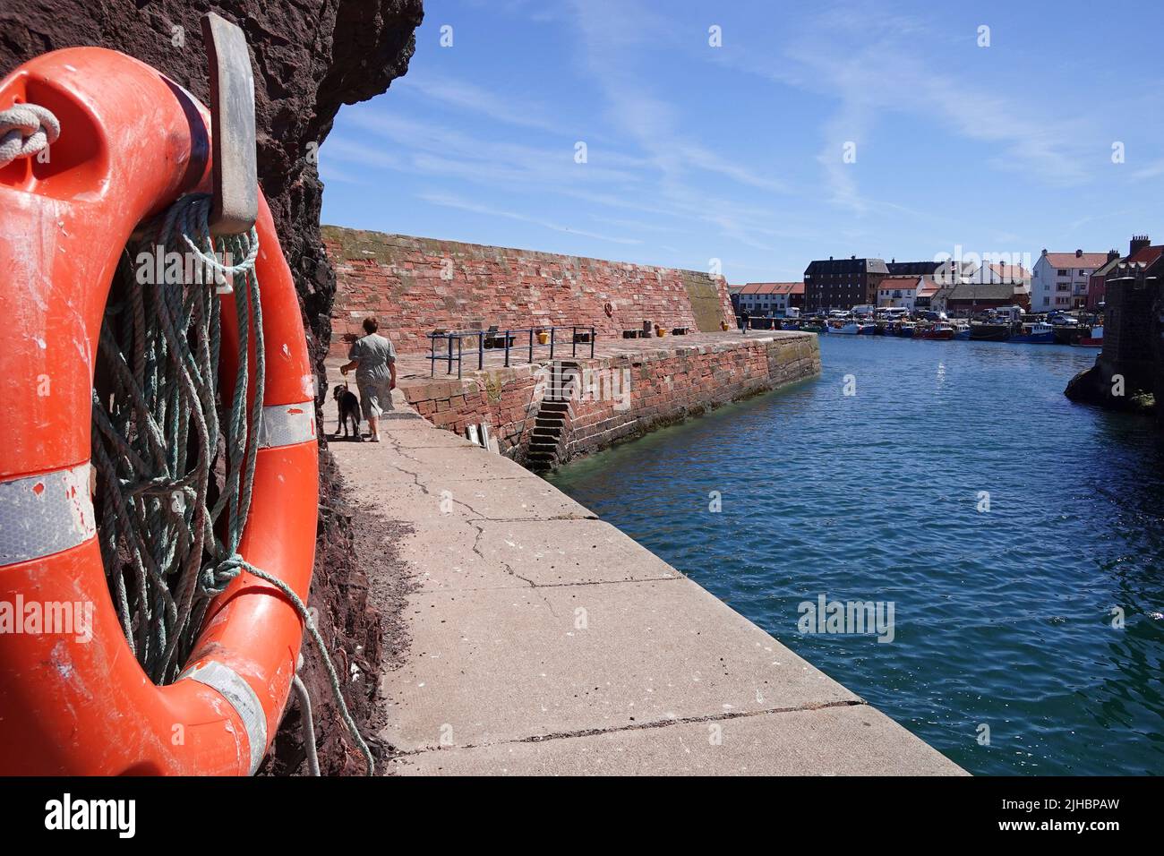 At dunbar harbour hi-res stock photography and images - Alamy