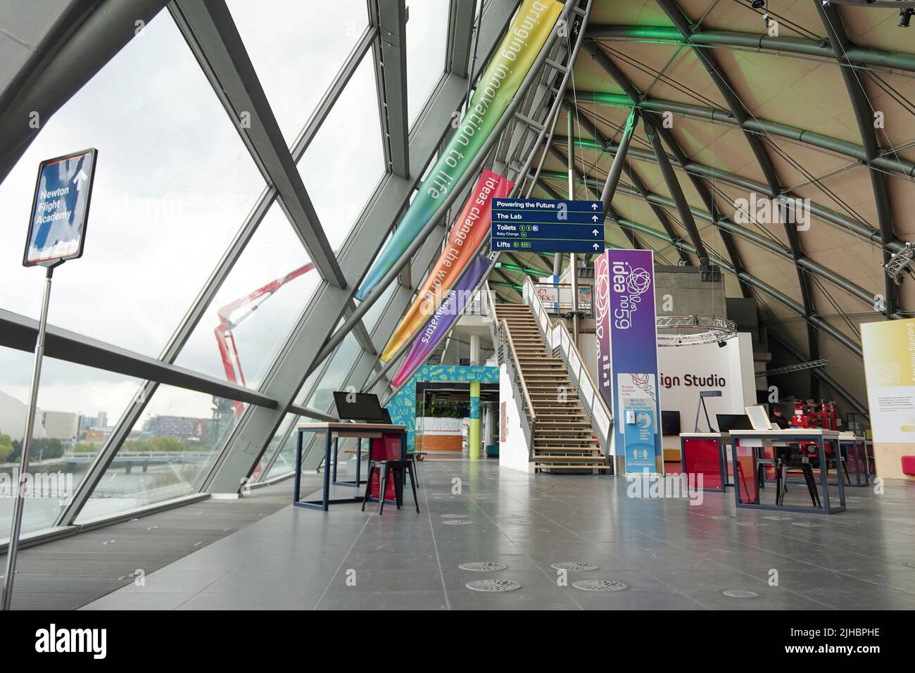 Interior of Glasgow Science centre Stock Photo - Alamy