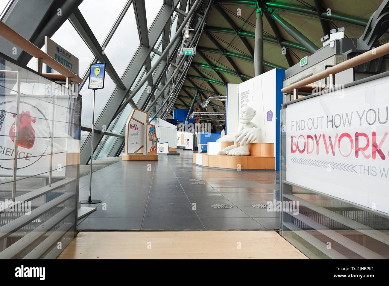 Interior of Glasgow Science centre Stock Photo - Alamy