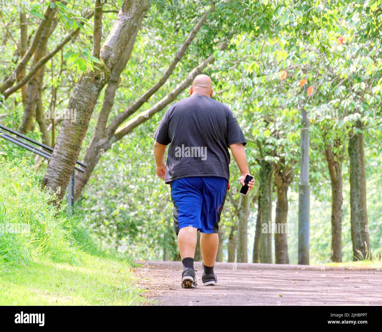 Glasgow, Scotland, UK July 17th 2022. UK Weather: Sunny as the weather ...