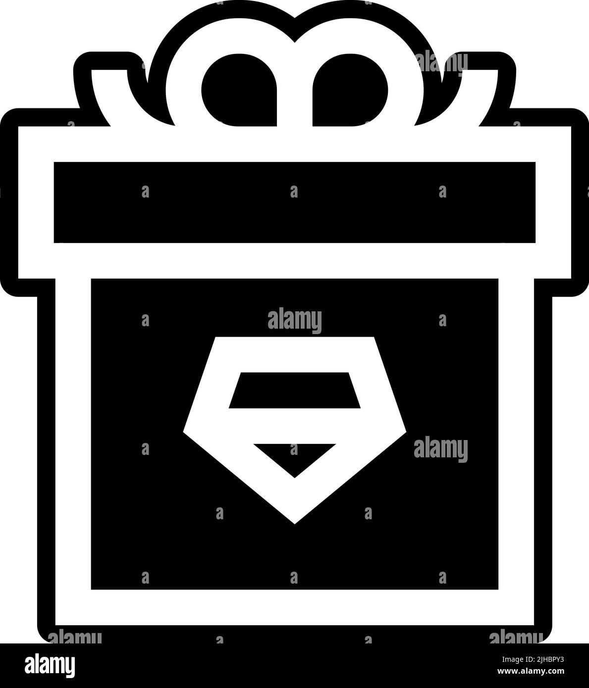 Luxury gift box present Black and White Stock Photos & Images - Alamy