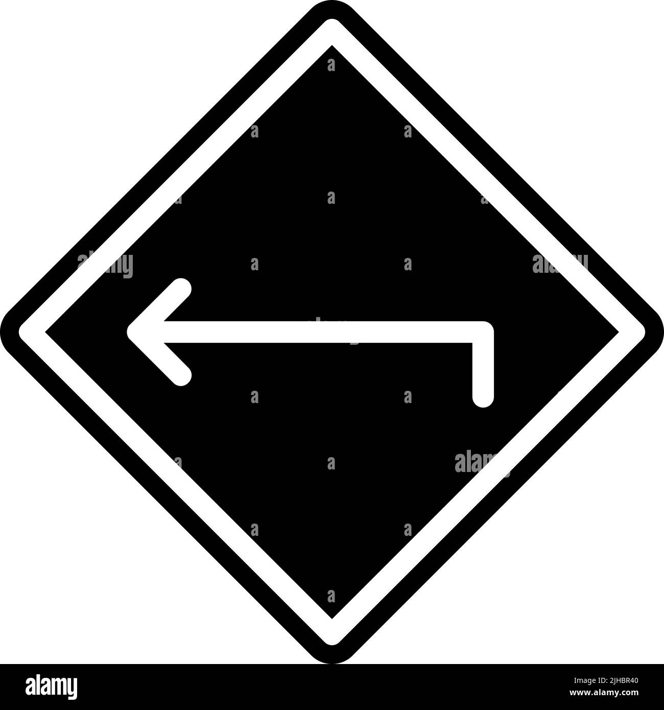 Map and location turn left Stock Vector Image & Art - Alamy