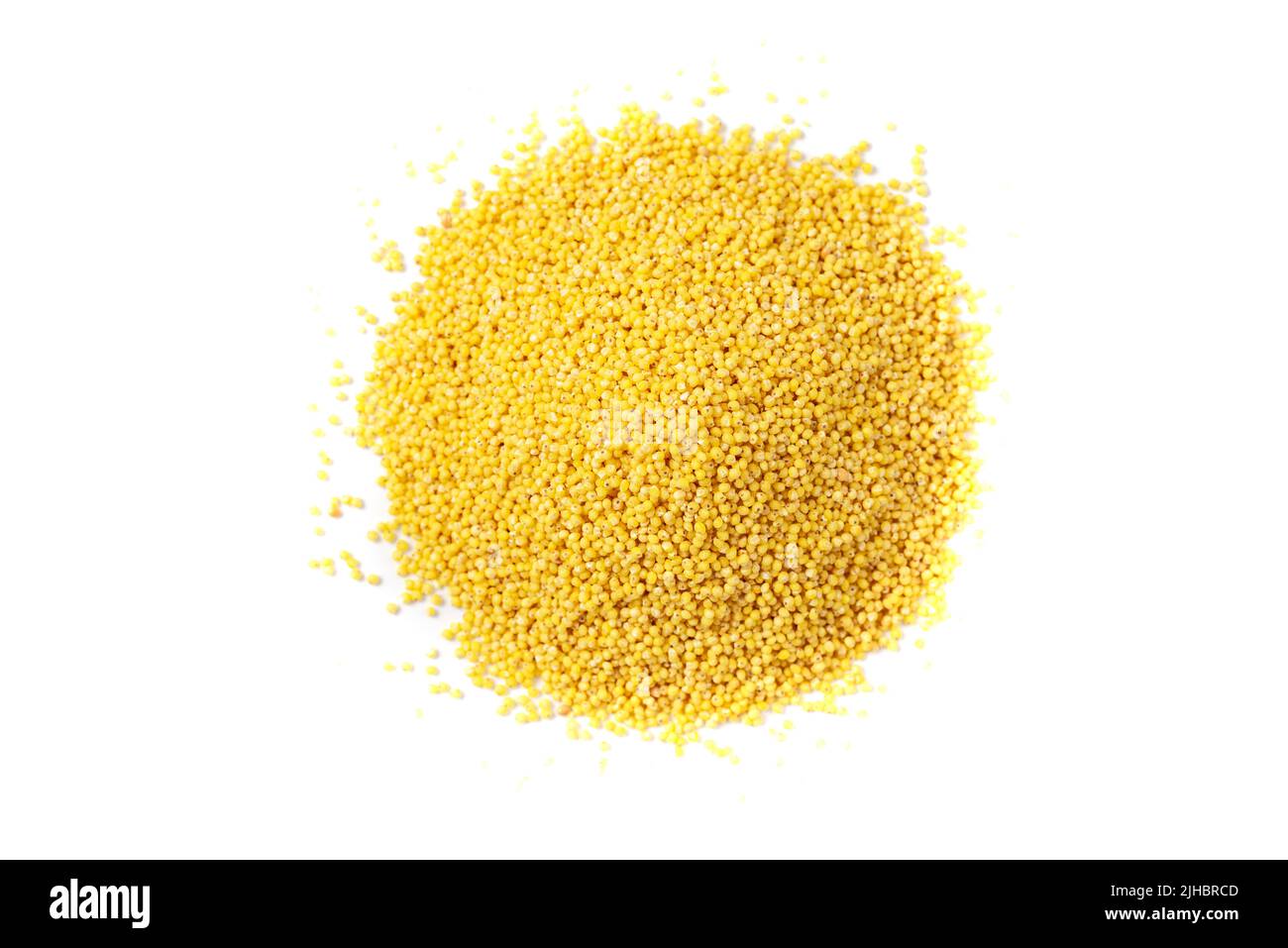 puffed amaranth grain isolated on white. Ancient grain food Stock Photo ...